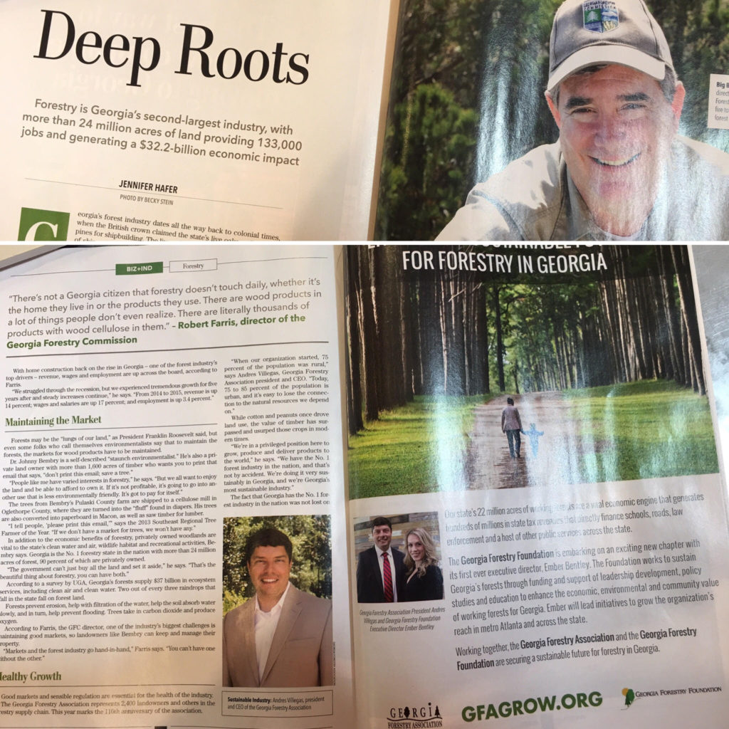 Forestry Featured in Georgia Trend Magazine - Georgia Forestry Association